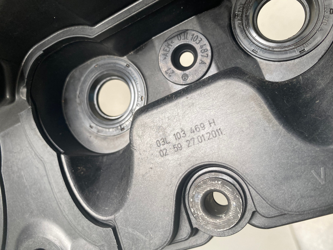 VW CADDY POLO GOLF 1.6 TDI CAY USED ENGINE ROCKER COVER 03L 103 469 H ...