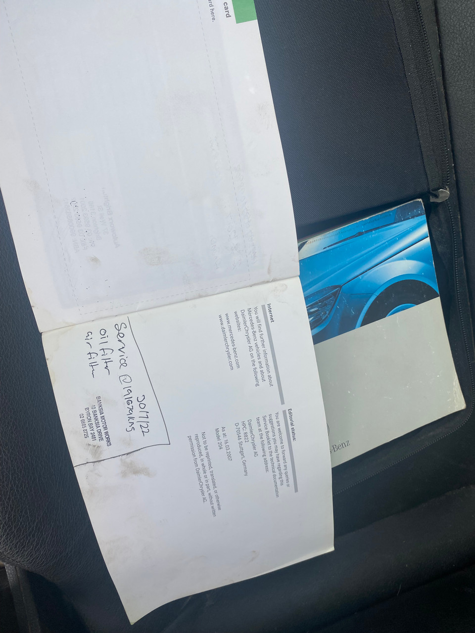 MERCEDES W204 C220 CDI USED LOG BOOKS - Parts 4 European Cars