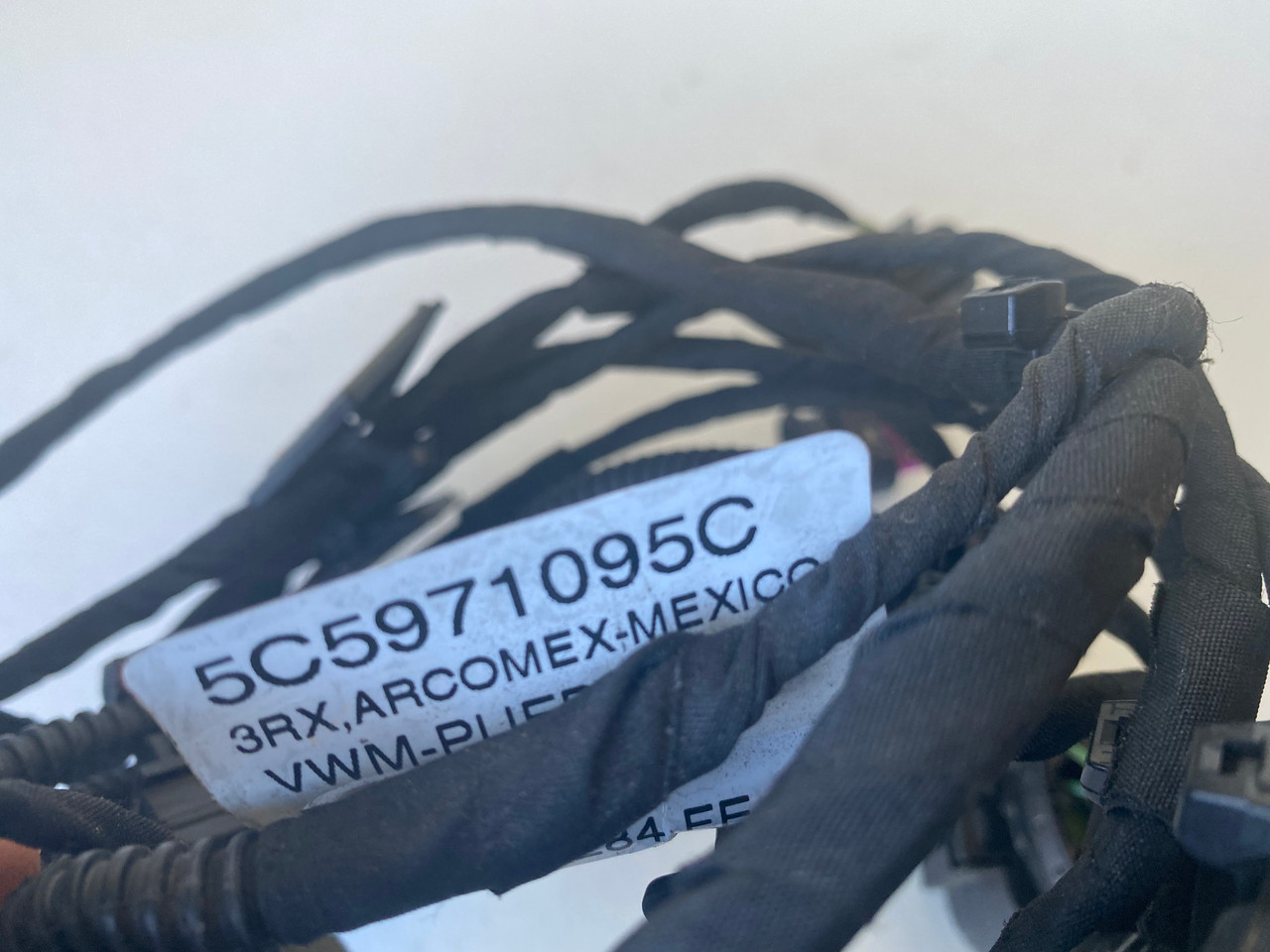 VW BEETLE 2012-2016 USED FRONT PARKING SENSOR HARNESS 5C5 971 095 C ...