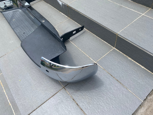VW AMAROK DUAL CAB UTE USED GENUINE REAR CHROME BUMPER WITH REO 2H7 807 ...