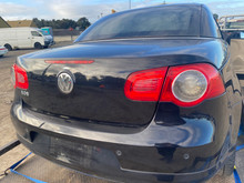 VW EOS 2007-2011 USED REAR BUMPER COVER 1Q0 807 417 IN BLACK C9X PAINT CODE