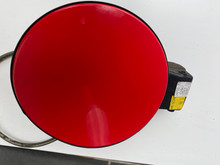 VW POLO 6R USED FUEL FLAP IN RED P3G PAINT CODE 6R0 809 999 F