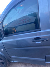 MERCEDES VITO 639 USED LHF DOOR SHELL IN FLINT GREY 7368 CODE