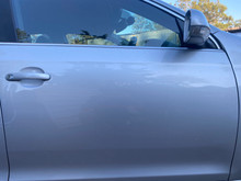 VW JETTA USED RHF DOOR SKIN IN SILVER LA7W CODE