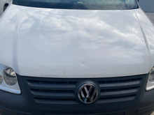 VOLKSWAGEN CADDY VAN 2006-2010 USED BONNET IN WHITE B9A PAINT CODE ...