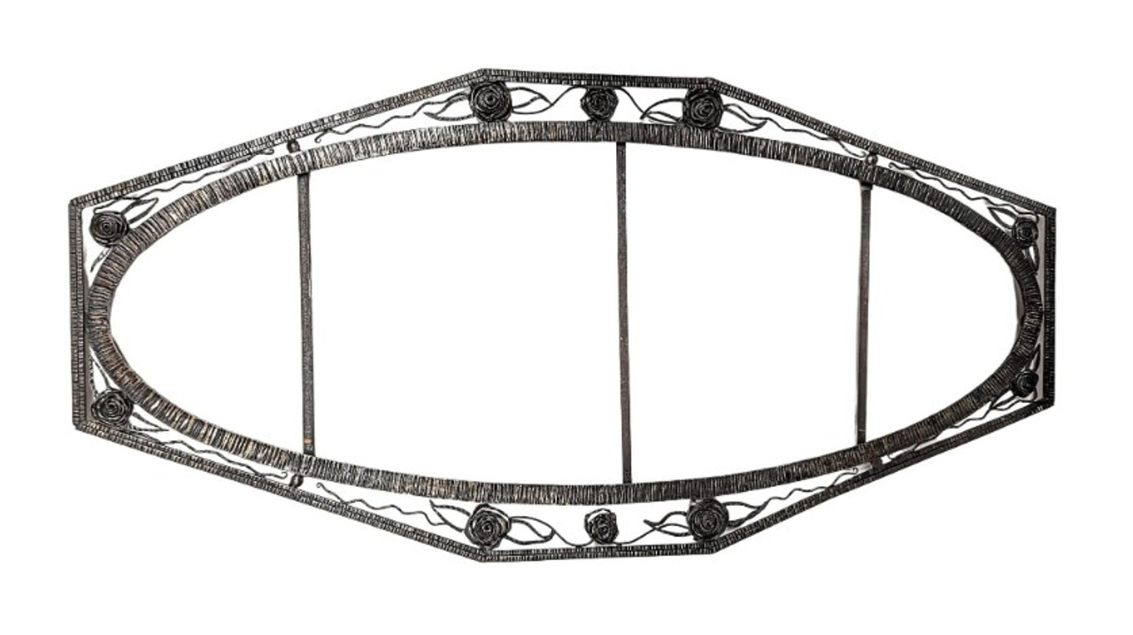 French Art Deco Wrought Iron Mirror