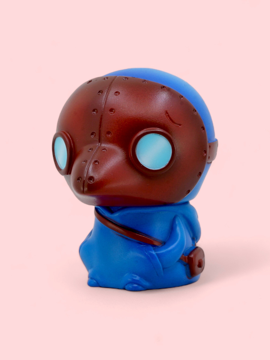 Plague Doctor Blue Rust by Konosuke Chishima - myplasticheart