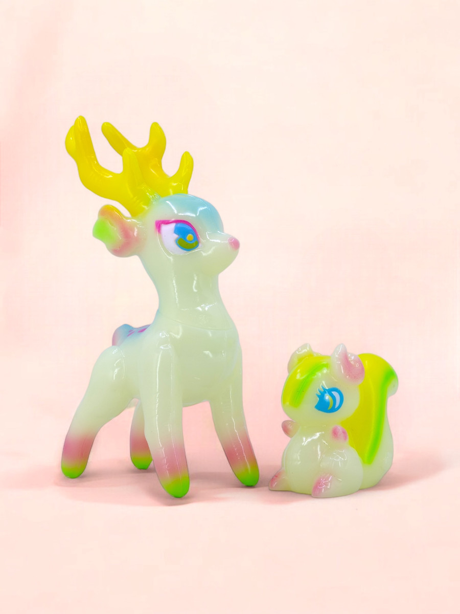 Forest Friends Deer and Squirrel Candy Version by Genkosha - myplasticheart