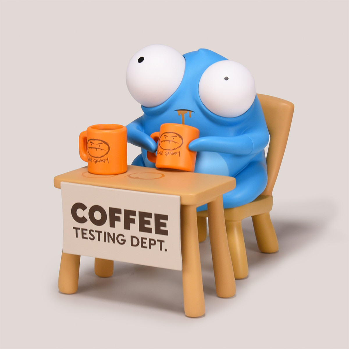 Coffee Testing Dept. Vinyl Figure by Andrew Bell - myplasticheart