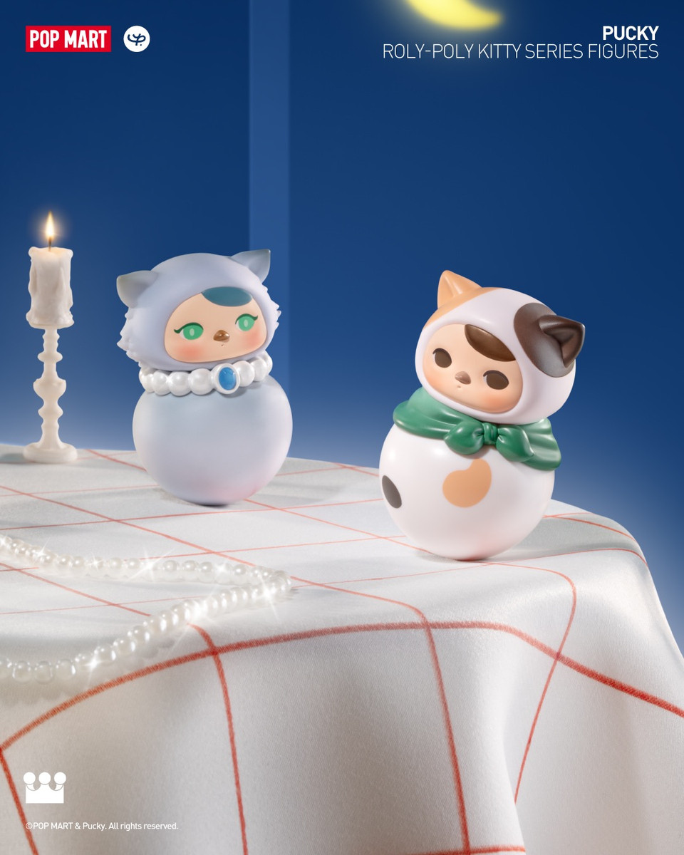 Pucky Roly-Poly Kitty Series Blind Box - myplasticheart