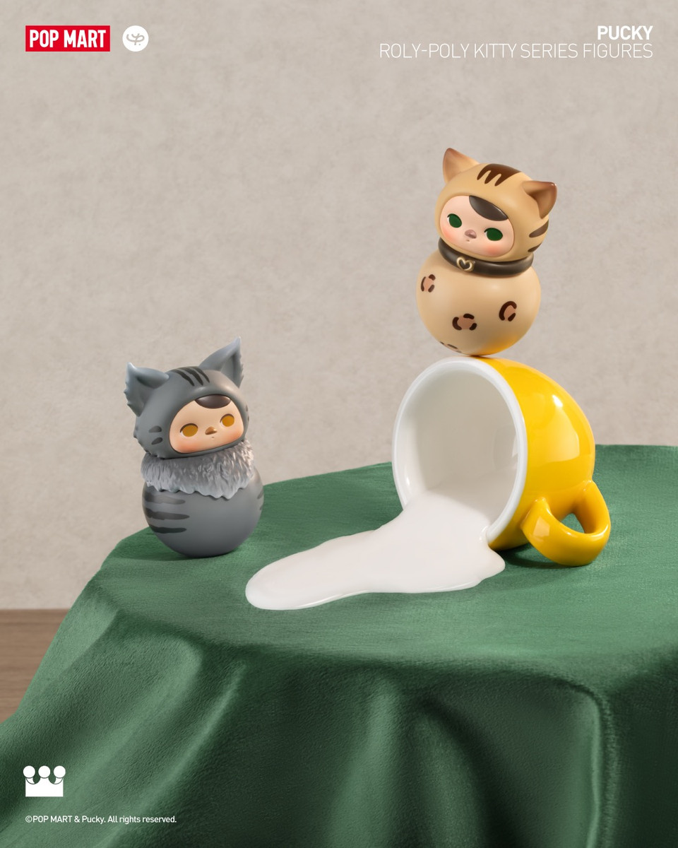 Pucky Roly-Poly Kitty Series Blind Box - myplasticheart