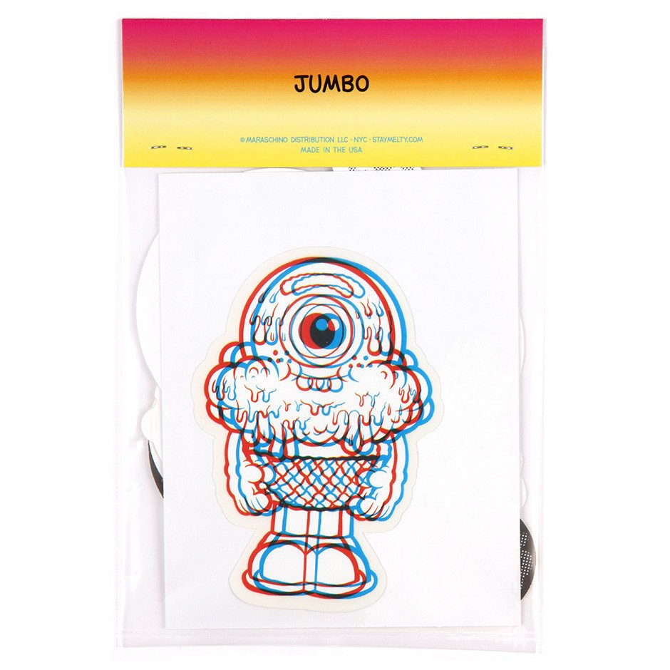 Buff Monster Jumbo Sticker Pack - myplasticheart