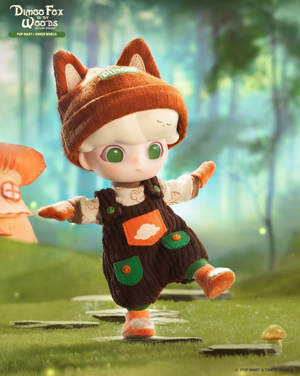 Dimoo Fox in The Woods Action Figure BJD - myplasticheart