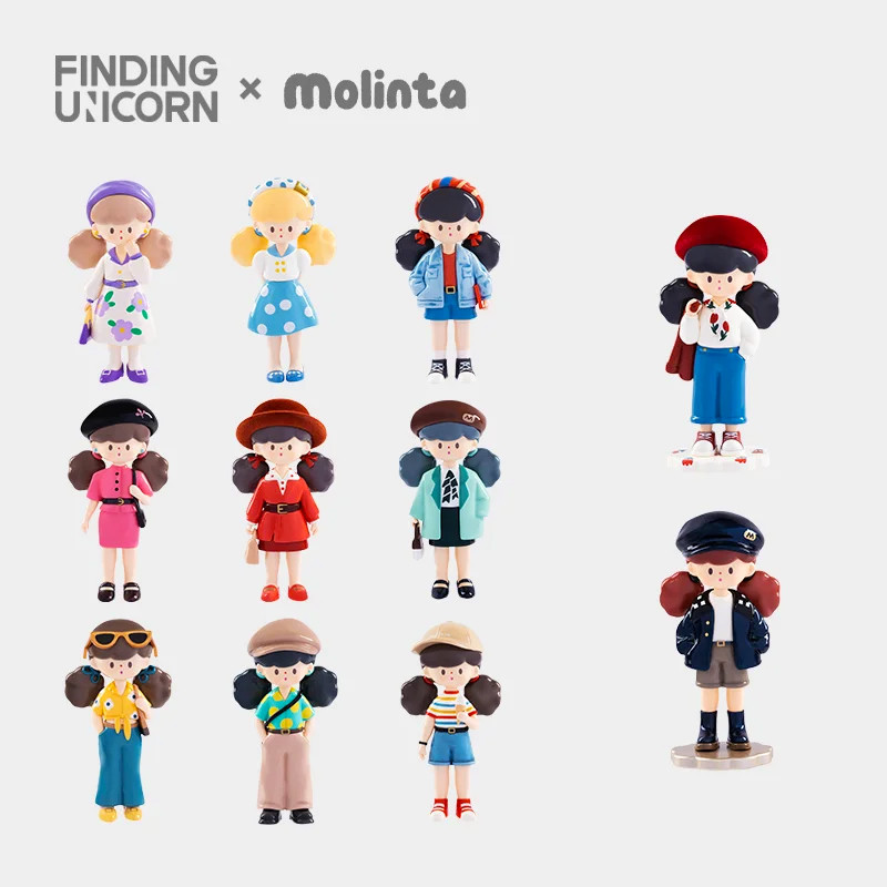 Molinta Retro Girls Series Blind Box by zhuodawang - myplasticheart