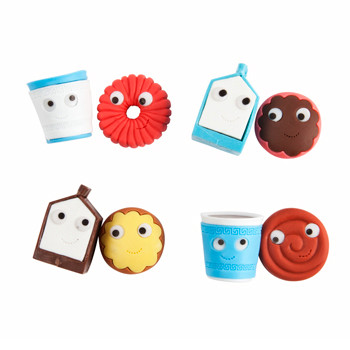 Yummy Breakfast : Eraser 2 Pack - myplasticheart