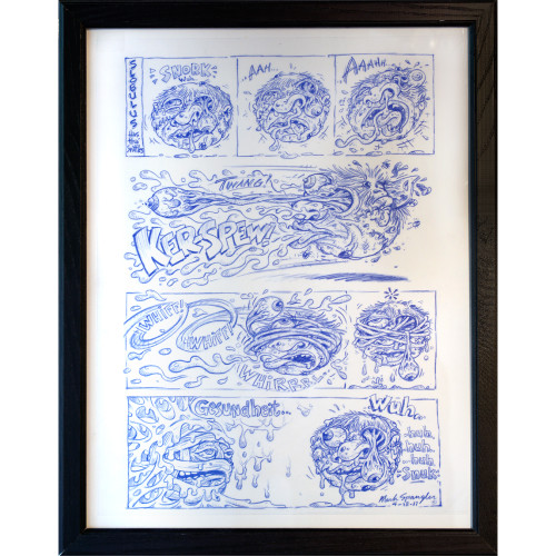 Madball Sketch by Original Madball Artist Mark Spangler - myplasticheart