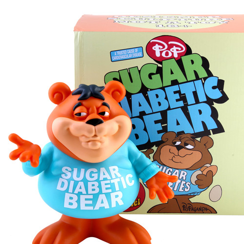 Sugar Diabetic Bear by Ron English - myplasticheart