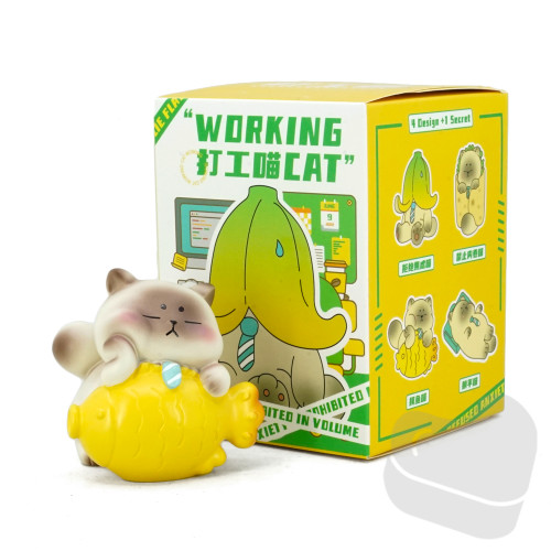 Working Cat Blind Box - myplasticheart