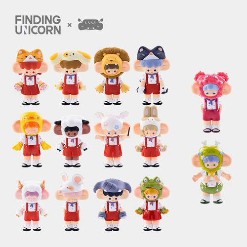 Wonton Island Animals Choir Blind Box - myplasticheart