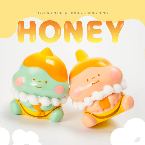 Foodie Dinosaur Bee Together Green & Orange - myplasticheart