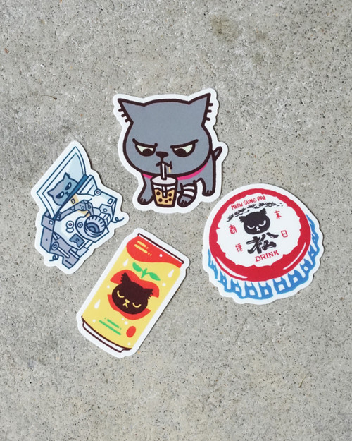 WEG Sticker 4 Pack - myplasticheart