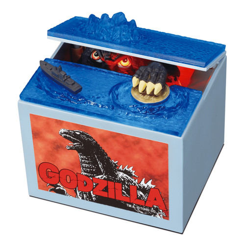 Godzilla in Box Bank - myplasticheart