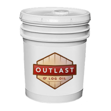 Outlast Q8 Log Oil - Dark Brown & More | Log Cabin Oil