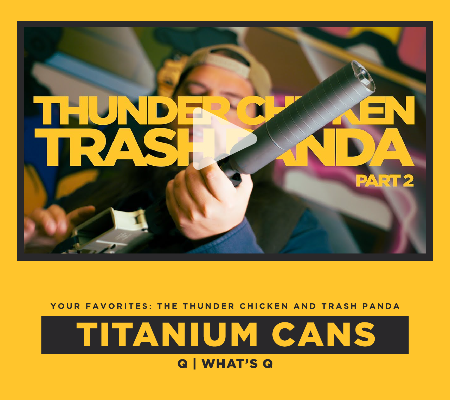 What's Q: Trash Panda & Thunder Chicken - LIVE Q OR DIE