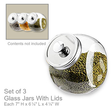 Glass Penny Candy Jars With Lids | Office Candy Jar - Lexi's Garage