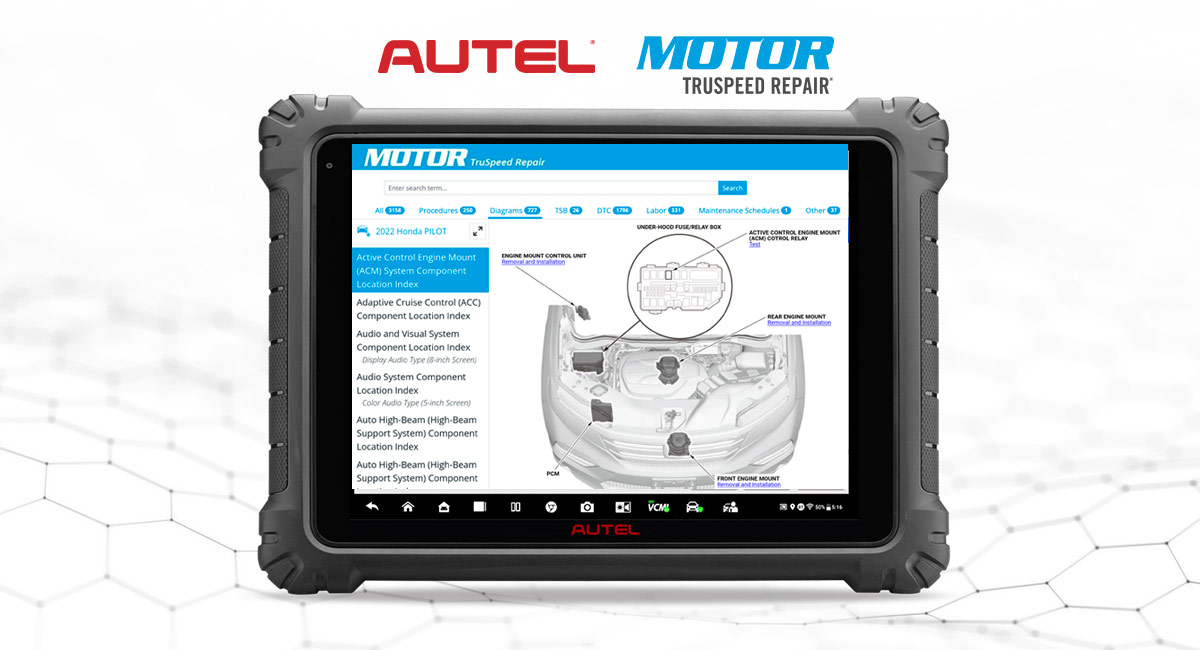 US Autel Vehicle Data Virtual MOTOR TruSpeed Update Card