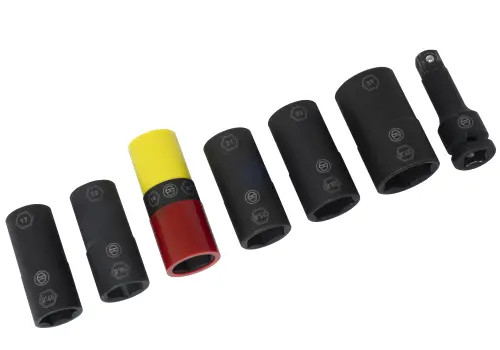 Lisle Flip Socket Set, 7 Pieces