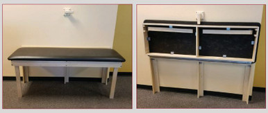 Wall Mount Folding Treatment Table (Color) - Alert Services