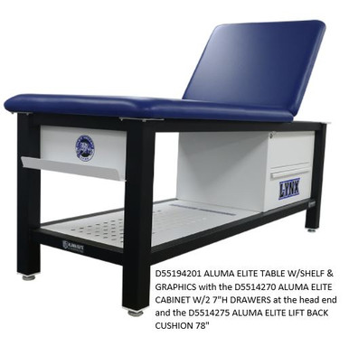 Pivotal Aluma Elite Treatment Table Cabinet w/2 7"H Drawers - Alert ...