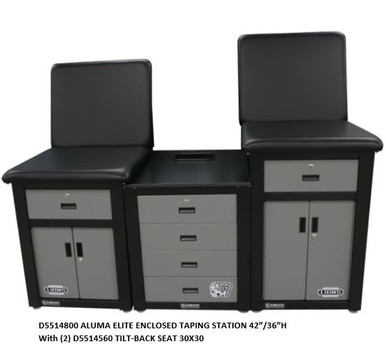 Aluma Elite Fixed Tilt Back Seat 30" x 30" - Alert Services