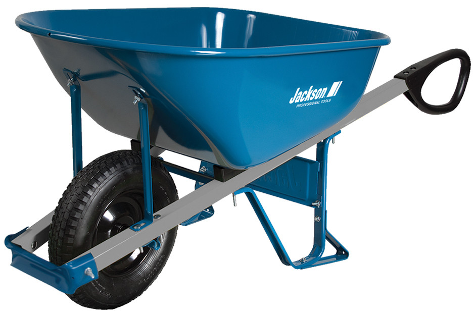JACKSON PROFESSIONAL TOOLS 6 CU FT STEEL WHEELBARROW - IMS PunchOut