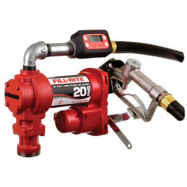 FILL-RITE 20 GPM 12V DC PUMP KIT WITH TT10AN METER - Disney-IMS PunchOut