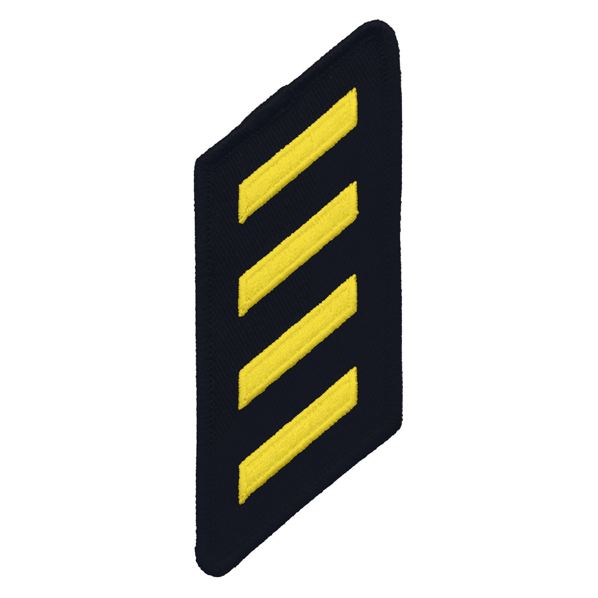 Hero's Pride Hashmark 4 Stripes Medium Gold Stripes on Dark Navy