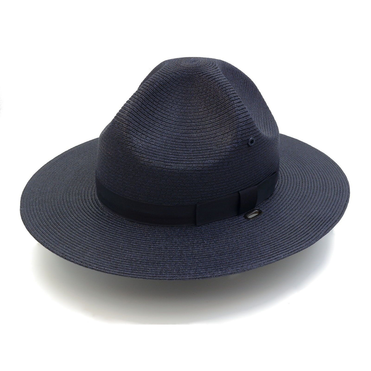 Stratton Campaign Style Straw Hat | Curtis Blue Line