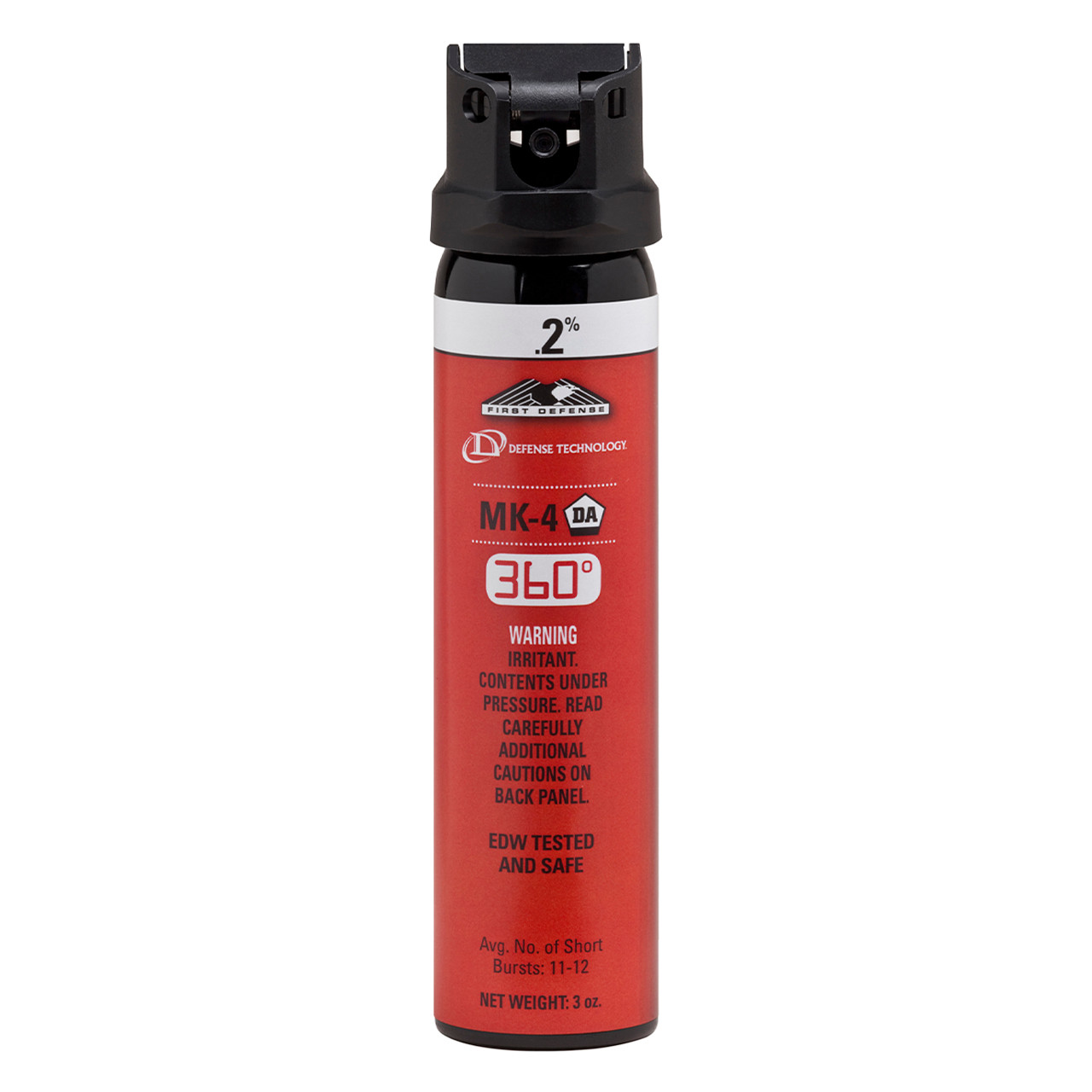 Defense Technology First Defense 360º .2% MK-4 Stream OC Aerosol