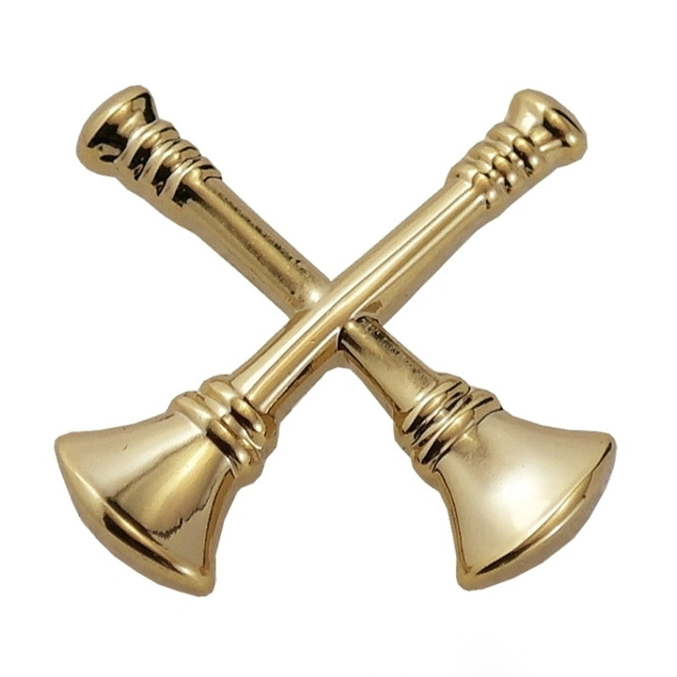 Captain-Batt. Chief Fire Bugle Cut Out Insignia - Curtis Blue Line