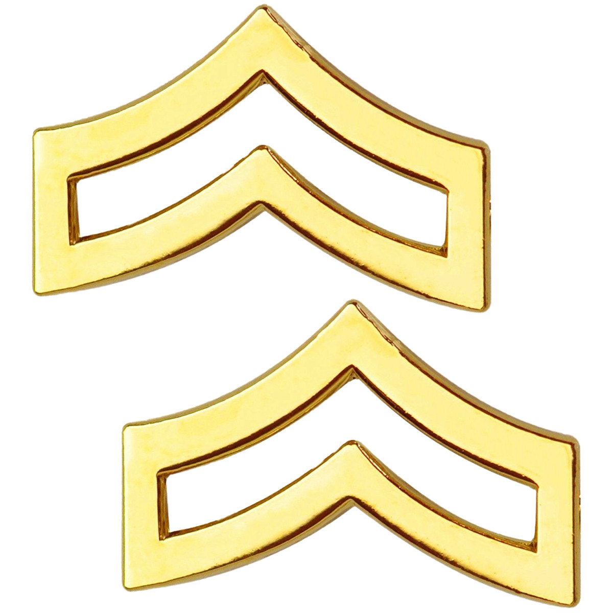 Hero's Pride Corporal Chevron Officer Rank Insignia | Curtis