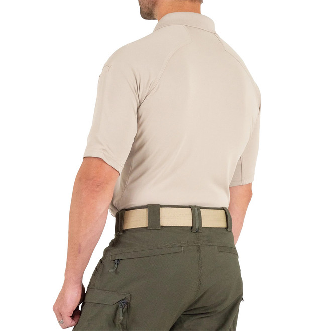 First Tactical Men's Performance Polo - Curtis Blue Line
