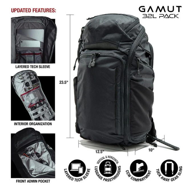 Vertx Gamut 32L Backpack | Curtis Blue Line