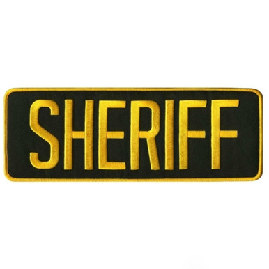 Hero's Pride 11 in. x 4 in. Sheriff Back Patch | Curtis Blue Line