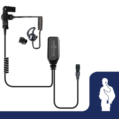 Hawk Clear EC Replacement Tubeless Lapel Microphone | Curtis