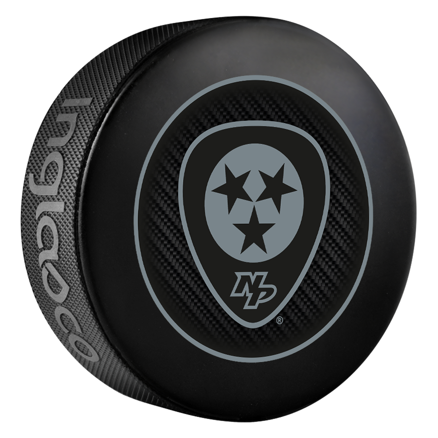 Nashville Predators Carbon Fiber Puck - Nashville Predators Locker Room