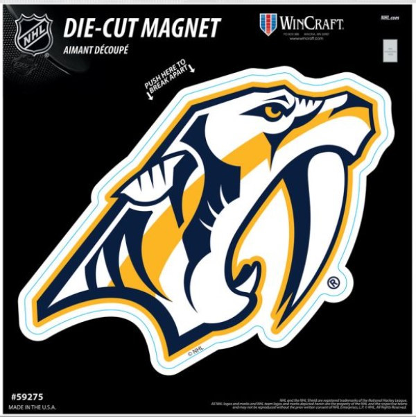 Nashville Predators Wincraft Magnet-pred 6x6 - Nashville Predators ...