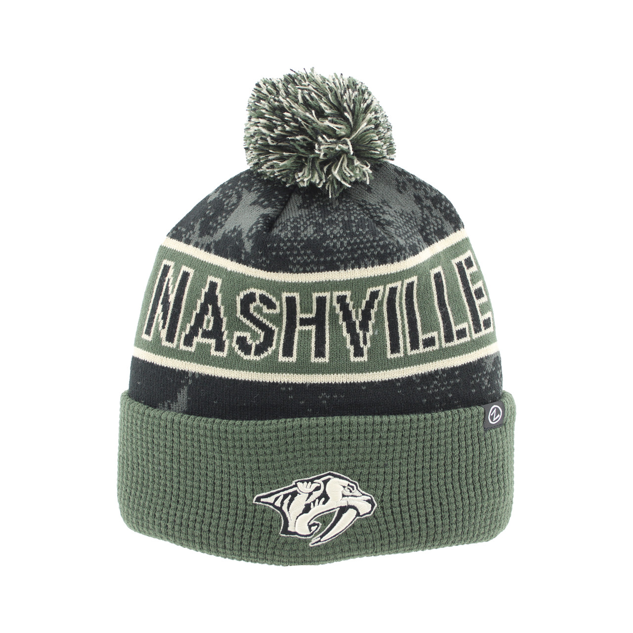 Nashville Predators Zephyr Military Defender Pom Knit - Nashville ...