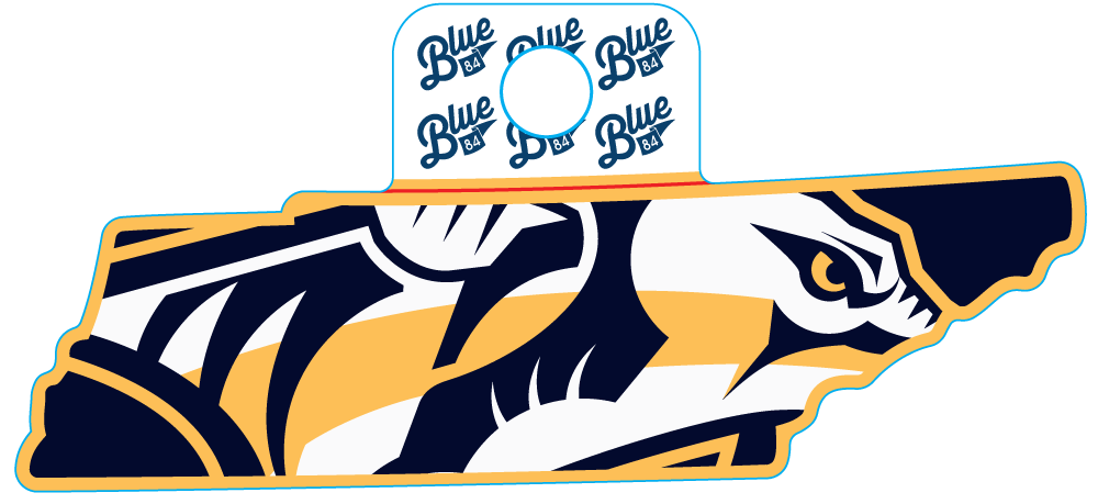 Nashville Predators Lakeshirts State Pred Sticker - Nashville Predators ...