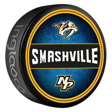 Nashville Predators Inglasco Smashville Pred Np Puck - Nashville ...